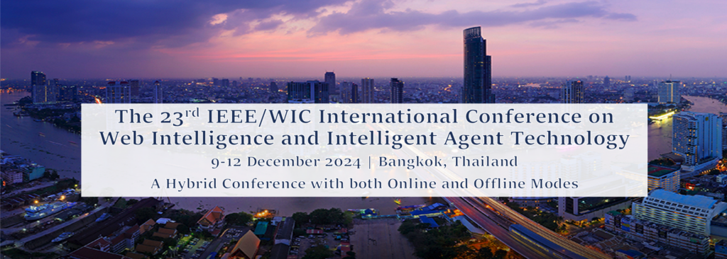 The 23rd IEEE/WIC International Conference on Web Intelligence and ...